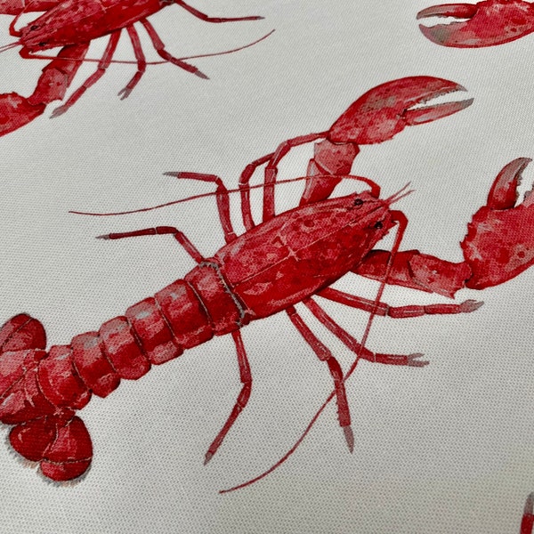 Lobster Print Fabric - Etsy