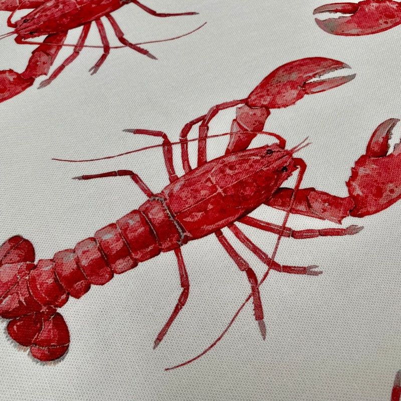 Lobster Print Fabric - Etsy