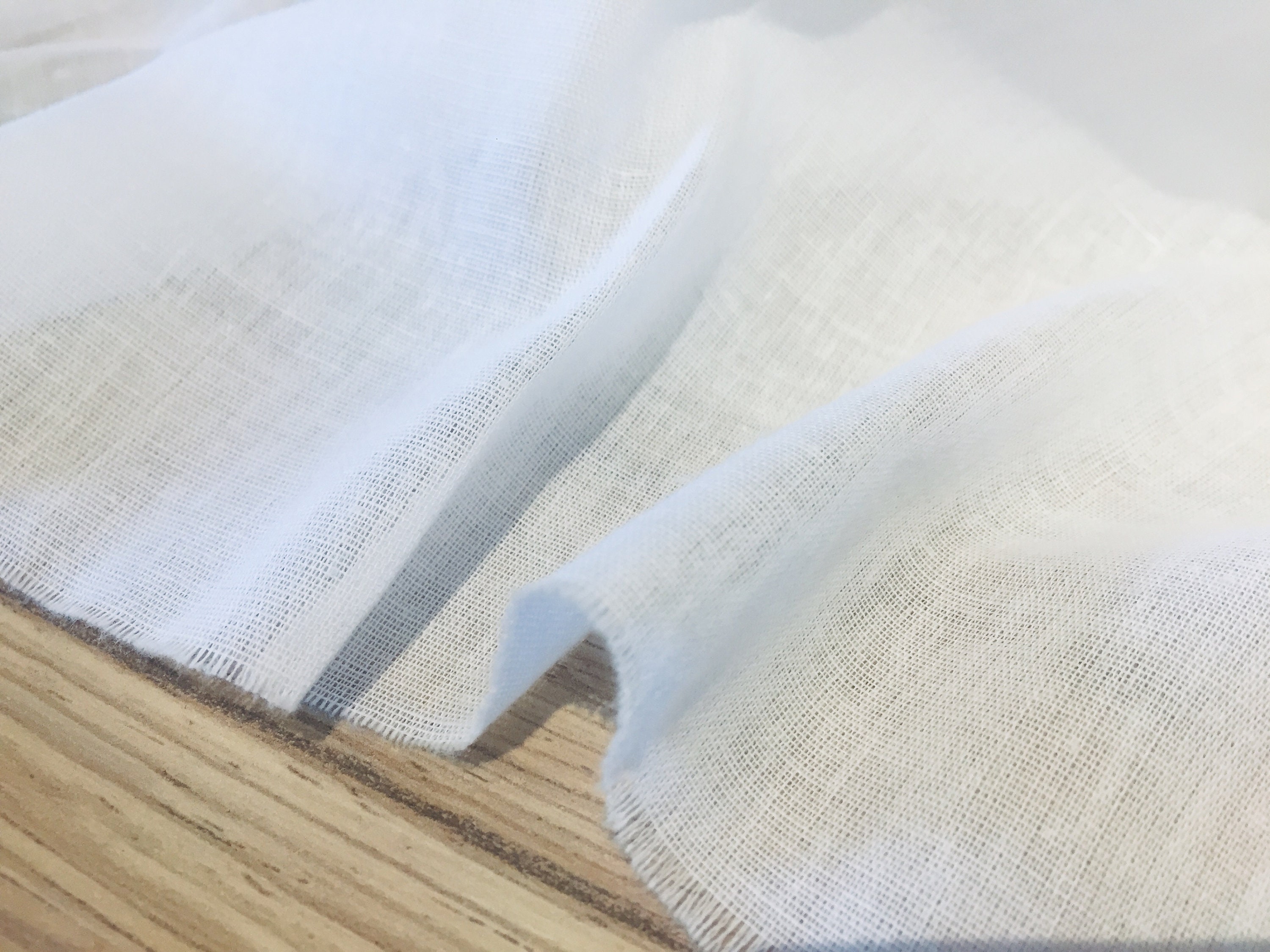 100% Cotton Gauze MUSLIN Fabric Voile Curtains Fine Cheese Cloth ...