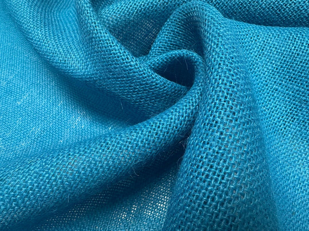 INDIGO Blue Dyed HESSIAN 100% JUTE Fabric Sacking Material 10oz Fine ...
