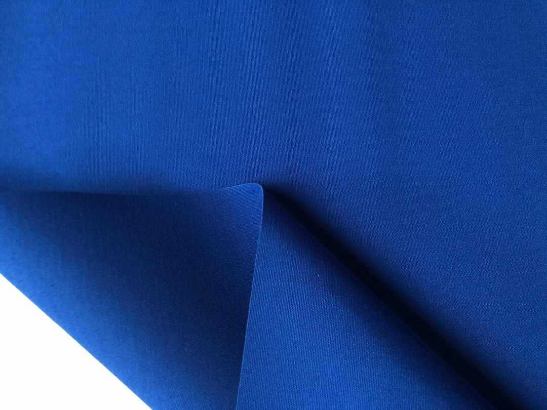 Royal Blue Plain DRALON Outdoor Fabric Solid Acrylic Teflon Waterproof ...