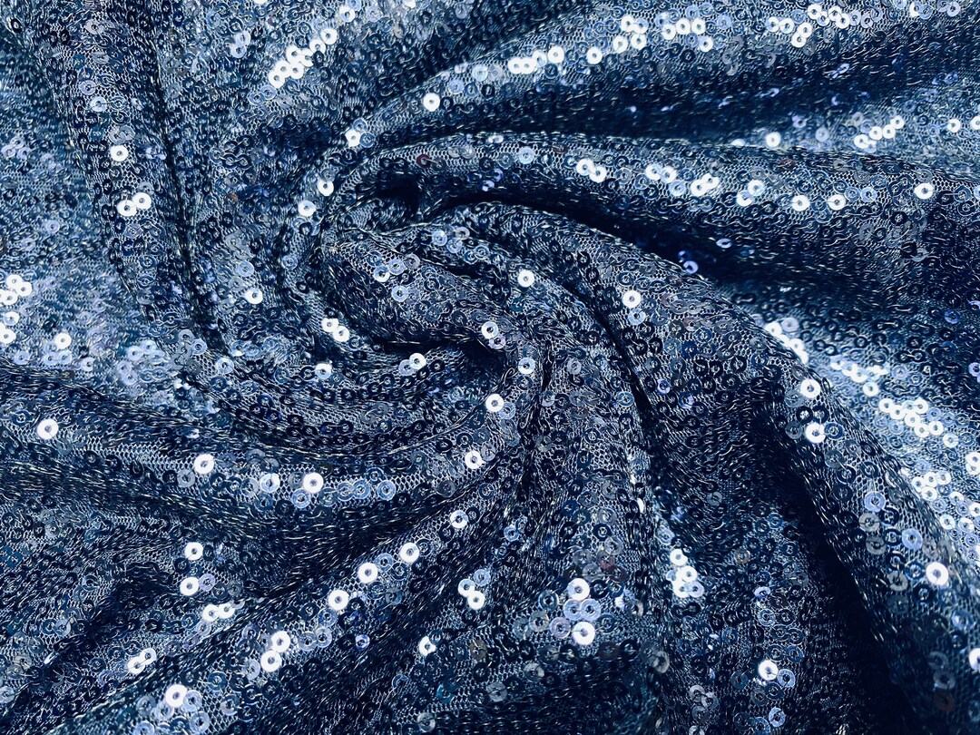 3mm Mini Sequins Fabric Material 1 Way Stretch 130cm or 51 Wide ...