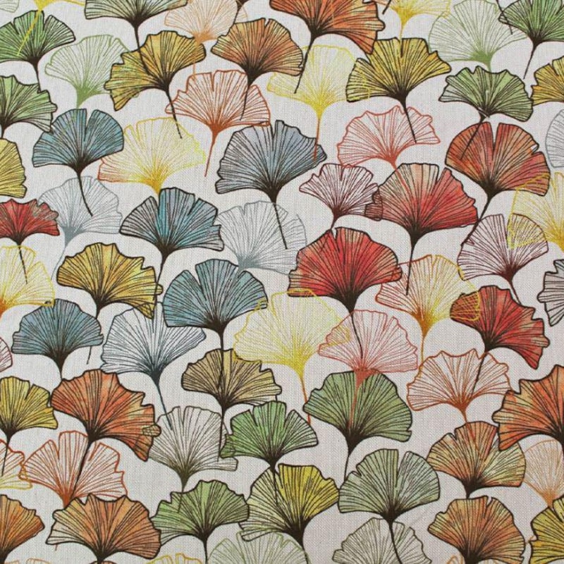 Ginkgo Leaf Fabric - Etsy