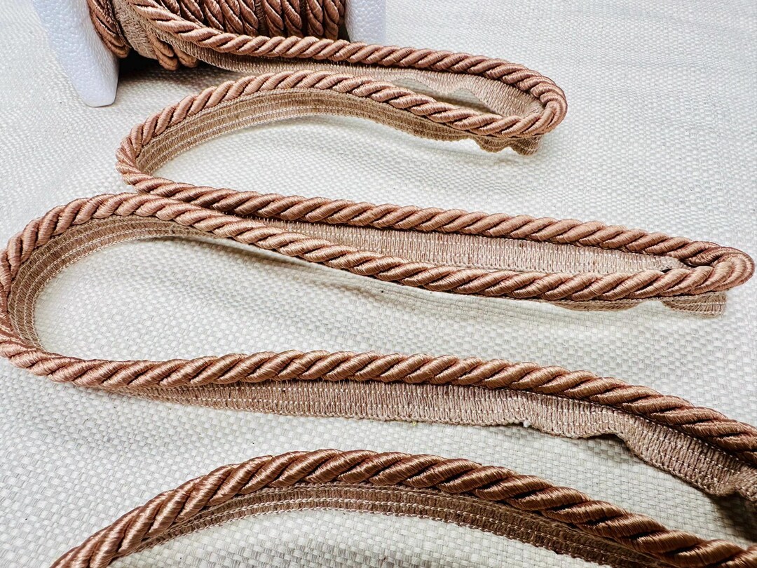 Flanged Piping Cord Twisted Rope Trim Home Decor - Pillow Cushion ...