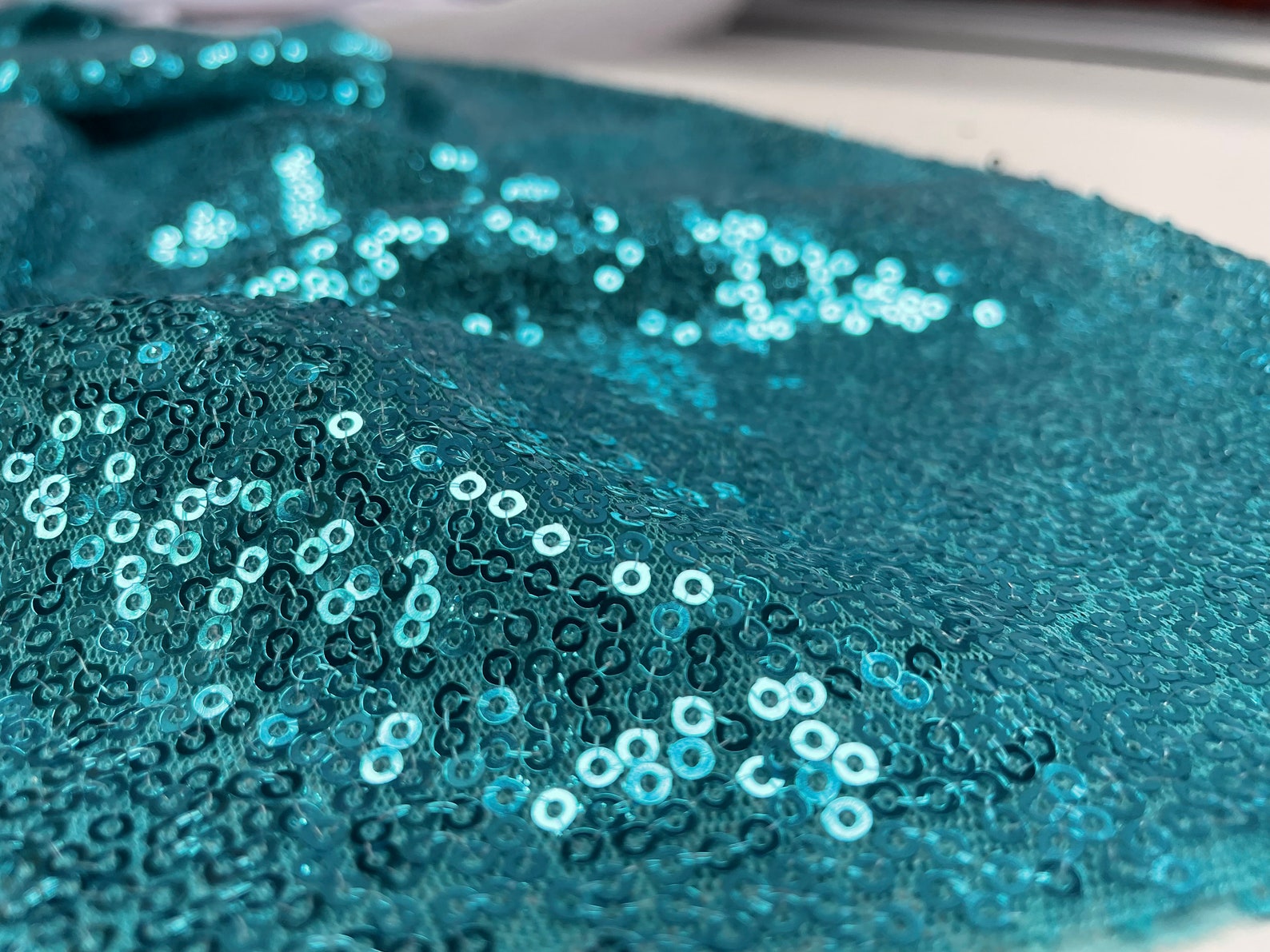 3mm Mini Sequins Fabric Material - 1 Way Stretch - 130cm or 51" Wide ...