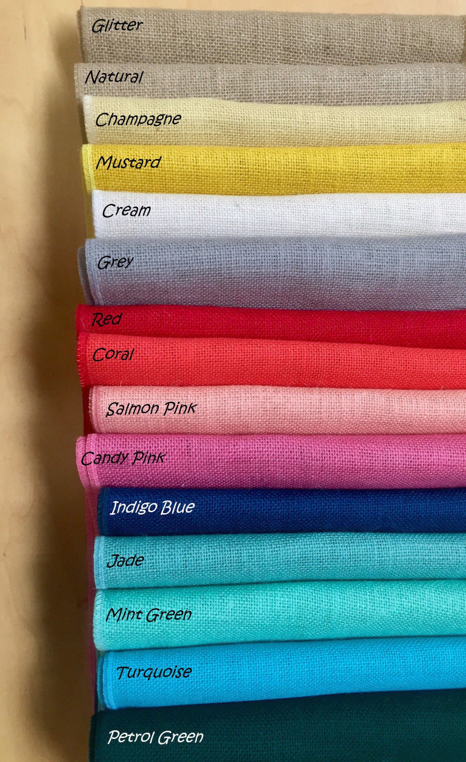 INDIGO Blue Dyed HESSIAN 100% JUTE Fabric Sacking Material 10oz Fine ...