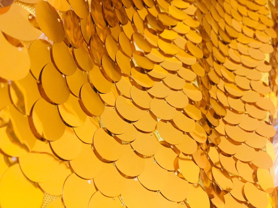 18mm Large Sequin Fabric Glitter Material 2 way stretch | Etsy