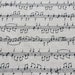 Small Musical Notes Cotton Fabric Music Note Print Material - Home ...