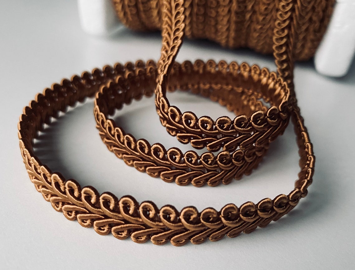 Rayon BRAID Cord Textile Gimp Scroll Chain Trim Home Decor Pillow ...