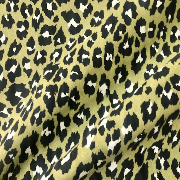 Lime Green Animal Print Upholstery Fabric - Etsy