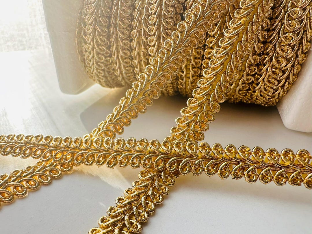 Rayon BRAID Cord Textile Gimp Scroll Chain Trim Home Decor Pillow ...