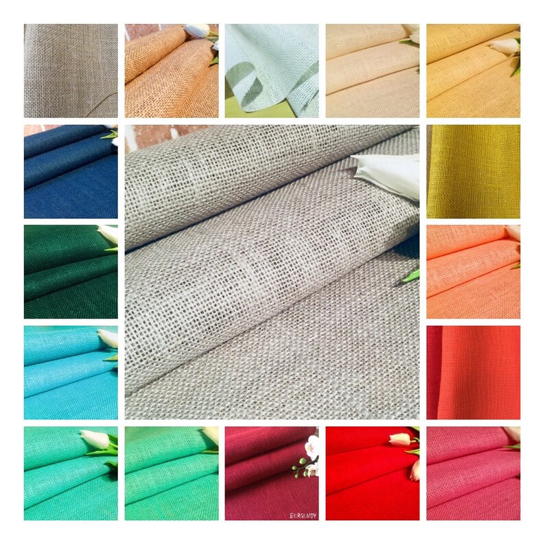 Dyed Jute Fabric Coloured Hessian Burlap Raffia Material for - Etsy