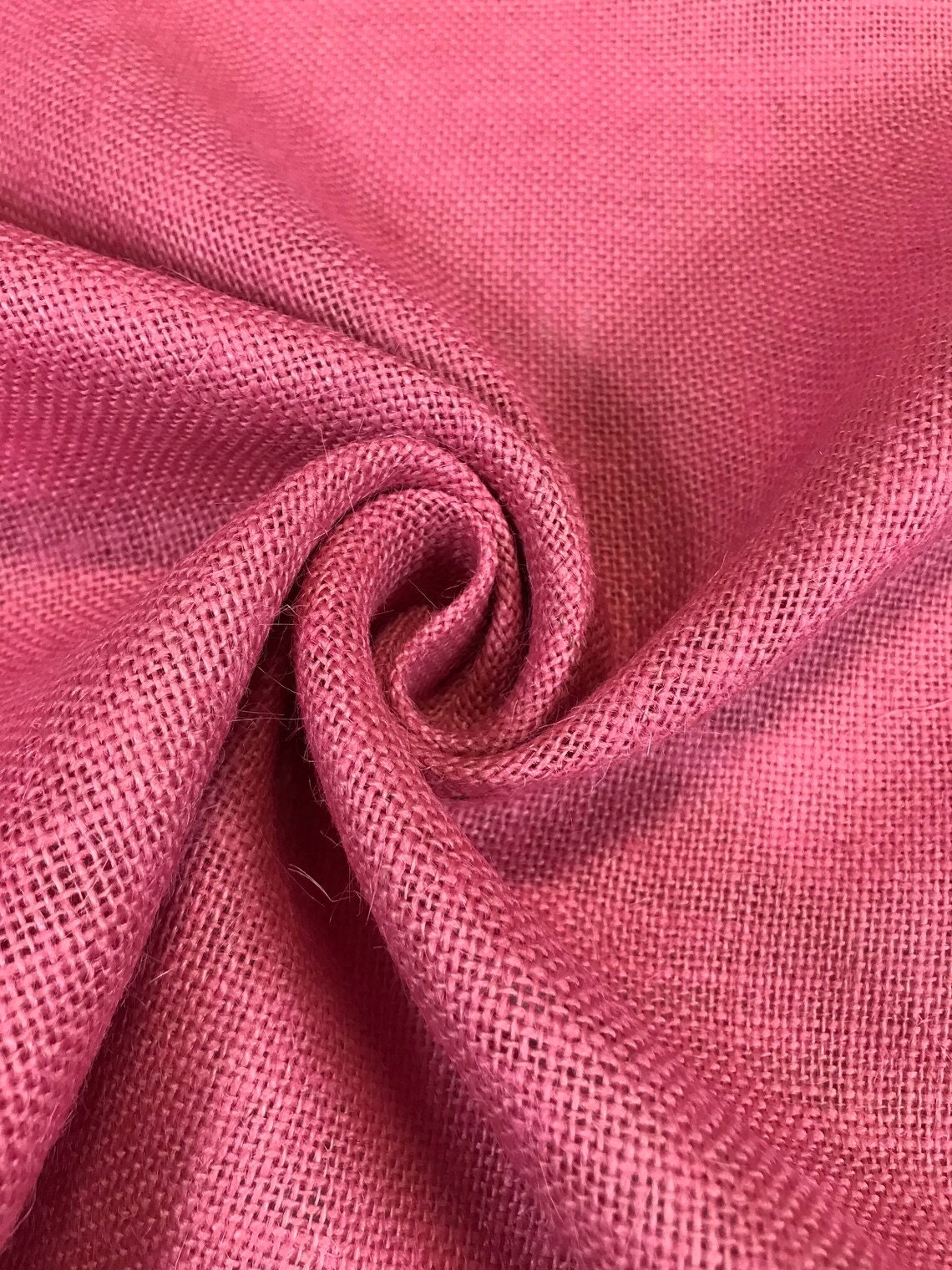 CANDY Pink Dyed HESSIAN 100% JUTE Fabric Sacking Material | Etsy UK