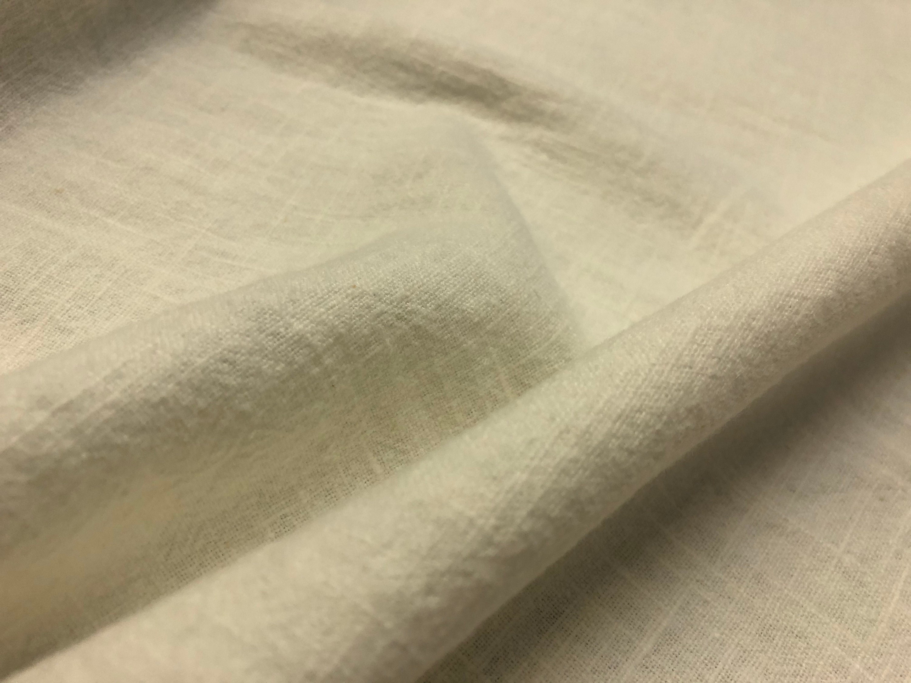 Stone Washed Pure Plain Linen Fabric Material 100% Linens | Etsy