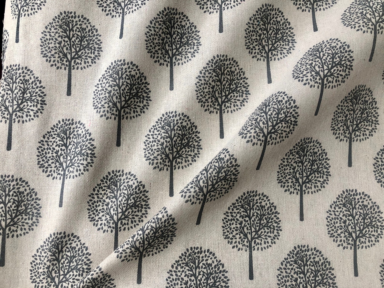 BEIGE Mulberry Tree Cotton Linen Blend Fabric Natural Light - Etsy UK