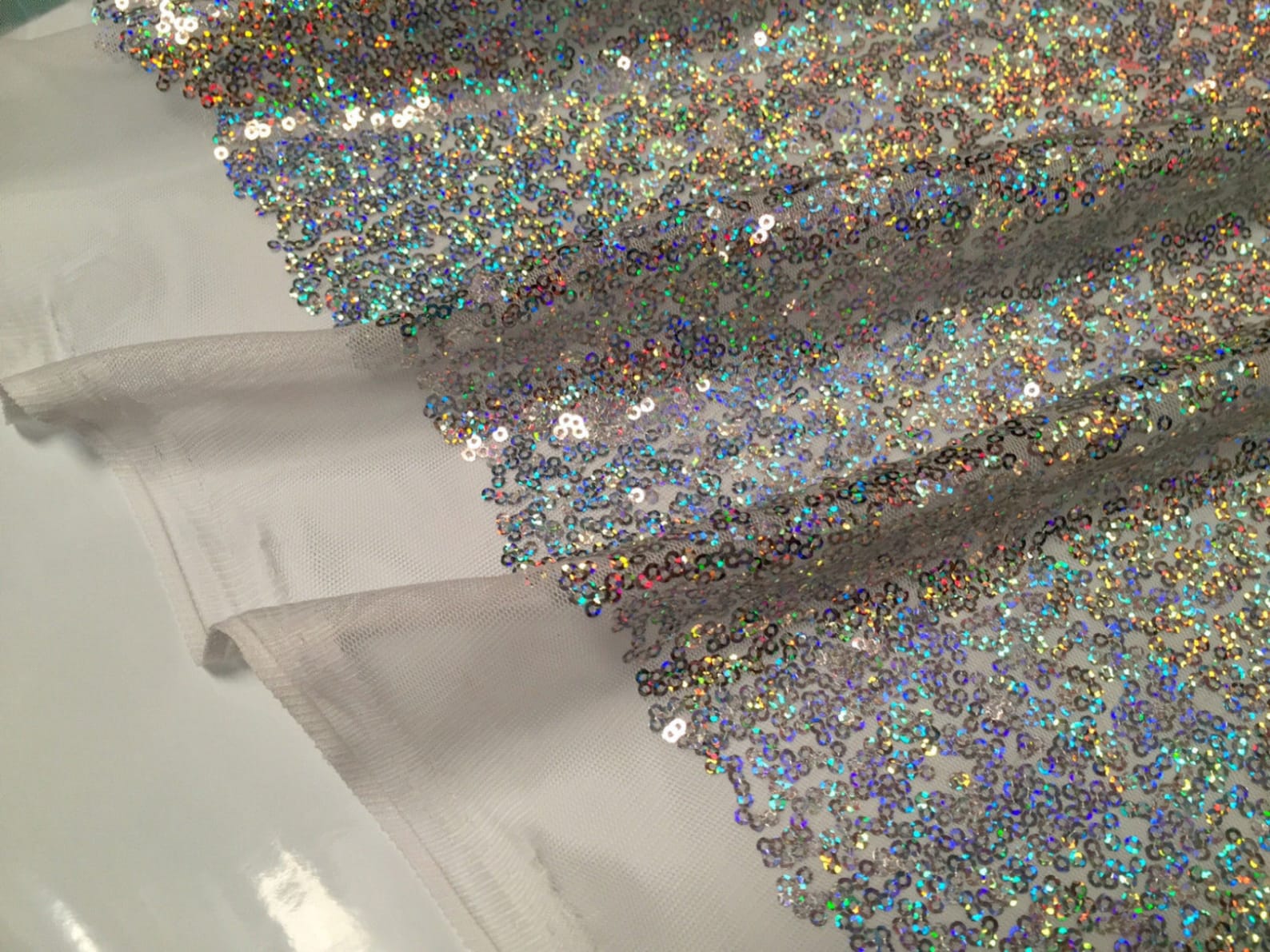 3mm Mini Sequins Fabric Material 1 Way Stretch 130cm or - Etsy