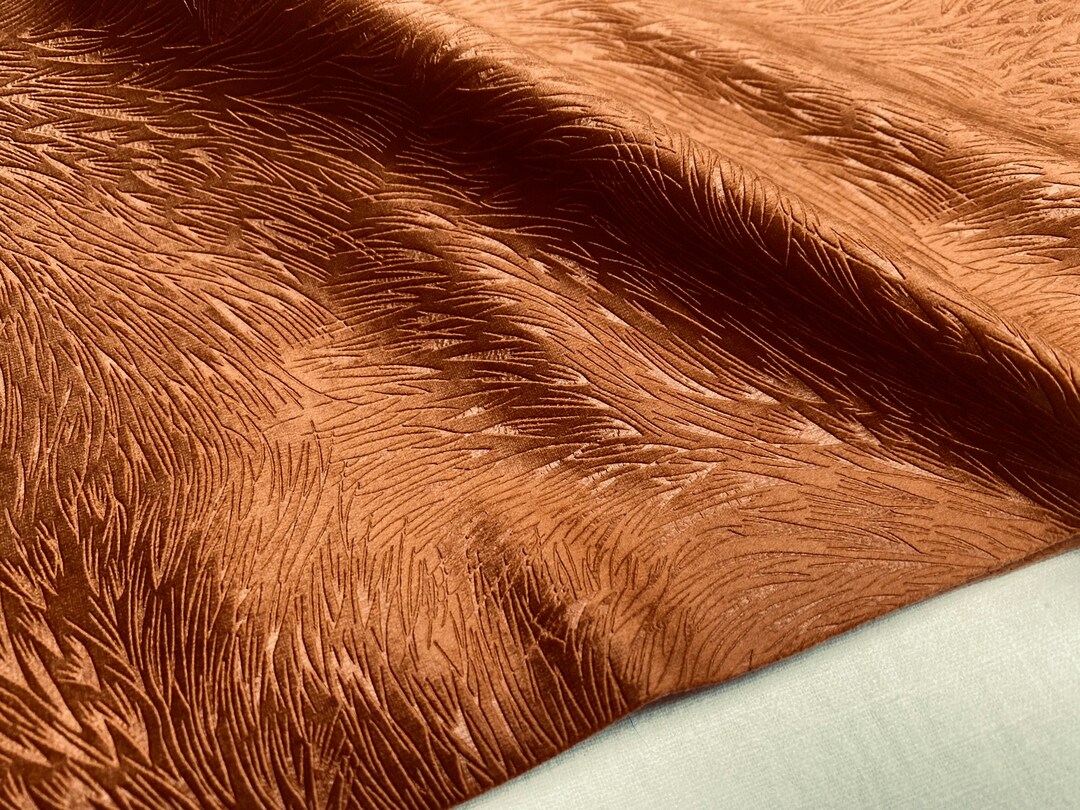 Embossed Velvet Fabric Super Soft Velour Material Home Decor Curtains ...