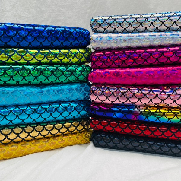 Mermaid Fabric - Etsy