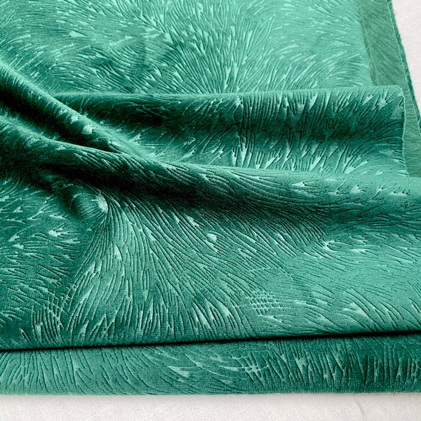 Embossed Velour Fabric - Etsy