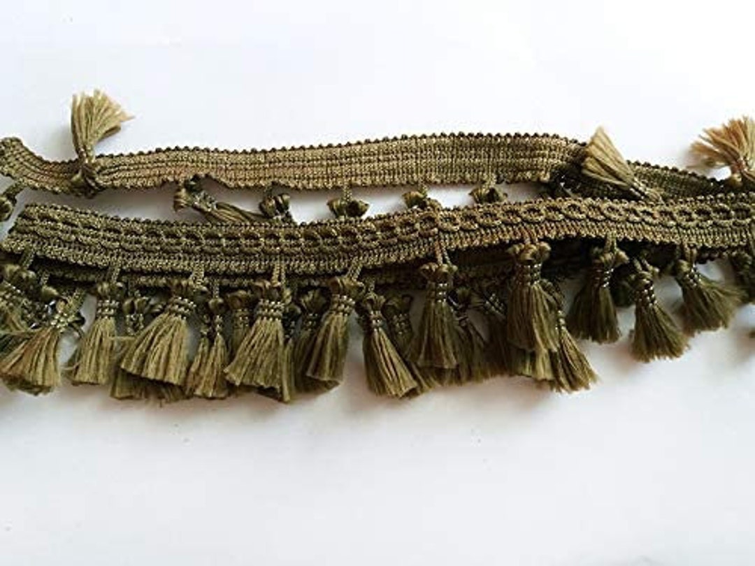 Fringe Tassel Trim Garland, Bobble Ribbon, Tape With Tassels for ...