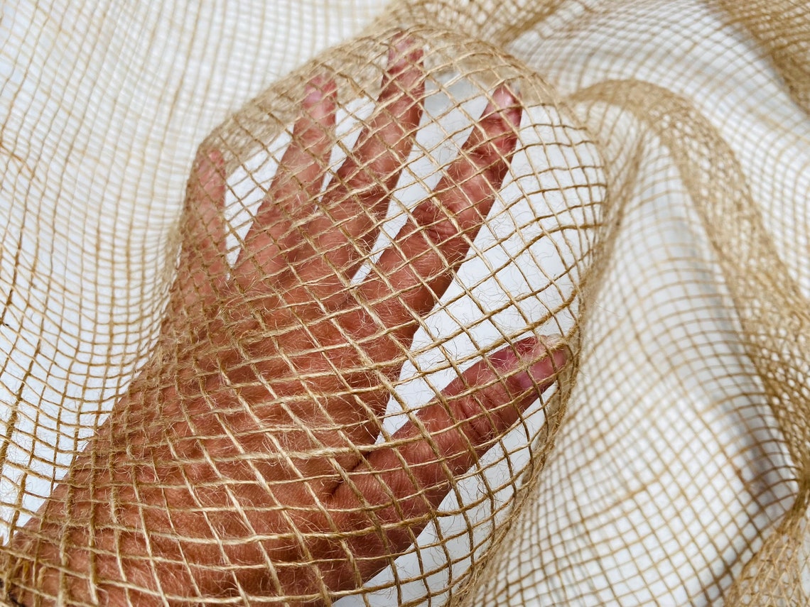 Hessian SCRIM Netting Jute Fabric Sacking Material Fine - Etsy