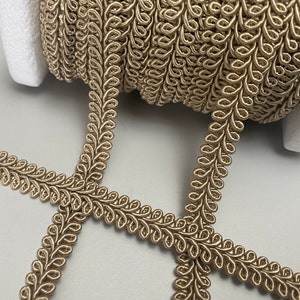 Rayon BRAID Cord Textile Gimp Scroll Chain Trim Home Decor Pillow ...