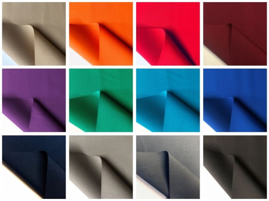Plain DRALON Outdoor Fabric Solid Acrylic Teflon Waterproof Upholstery ...
