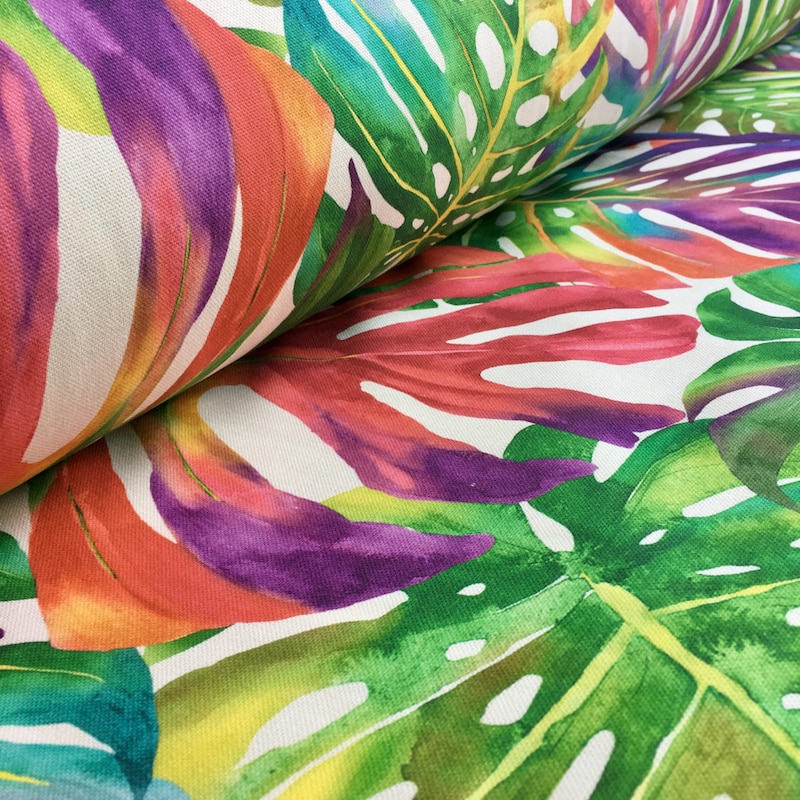 Tropical Print Fabric - Etsy