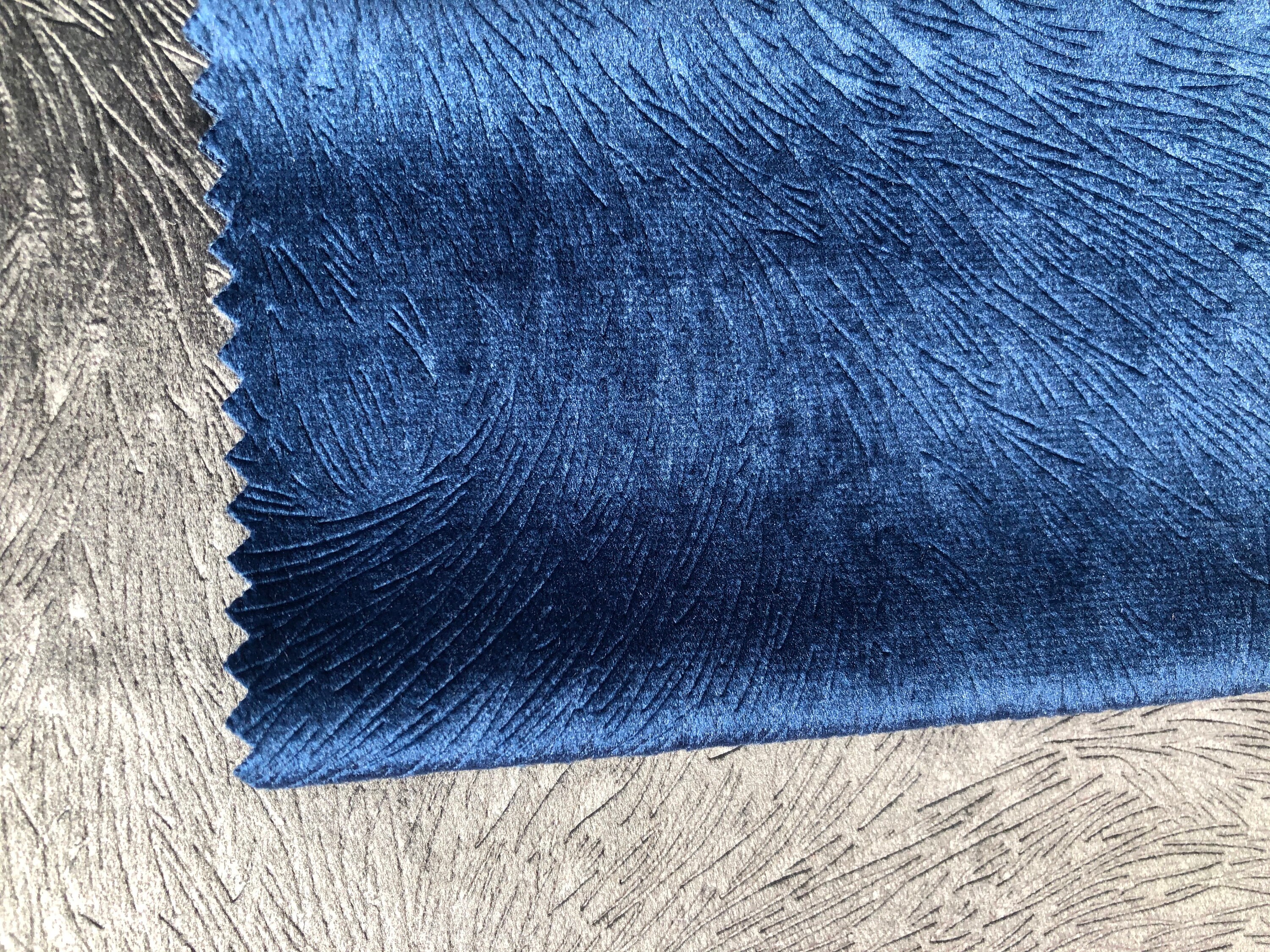 Embossed Velvet Fabric Super Soft Velour Material Home Decor Curtains ...