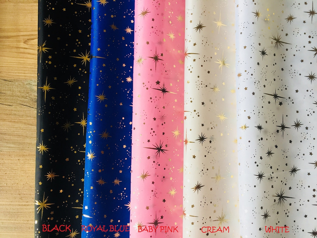 ICE STAR Silk Taffeta Fabric Nylon Water Resistant Material - Gold ...