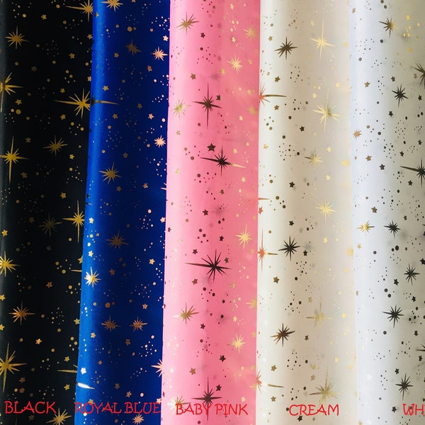 Silk Star Fabric - Etsy