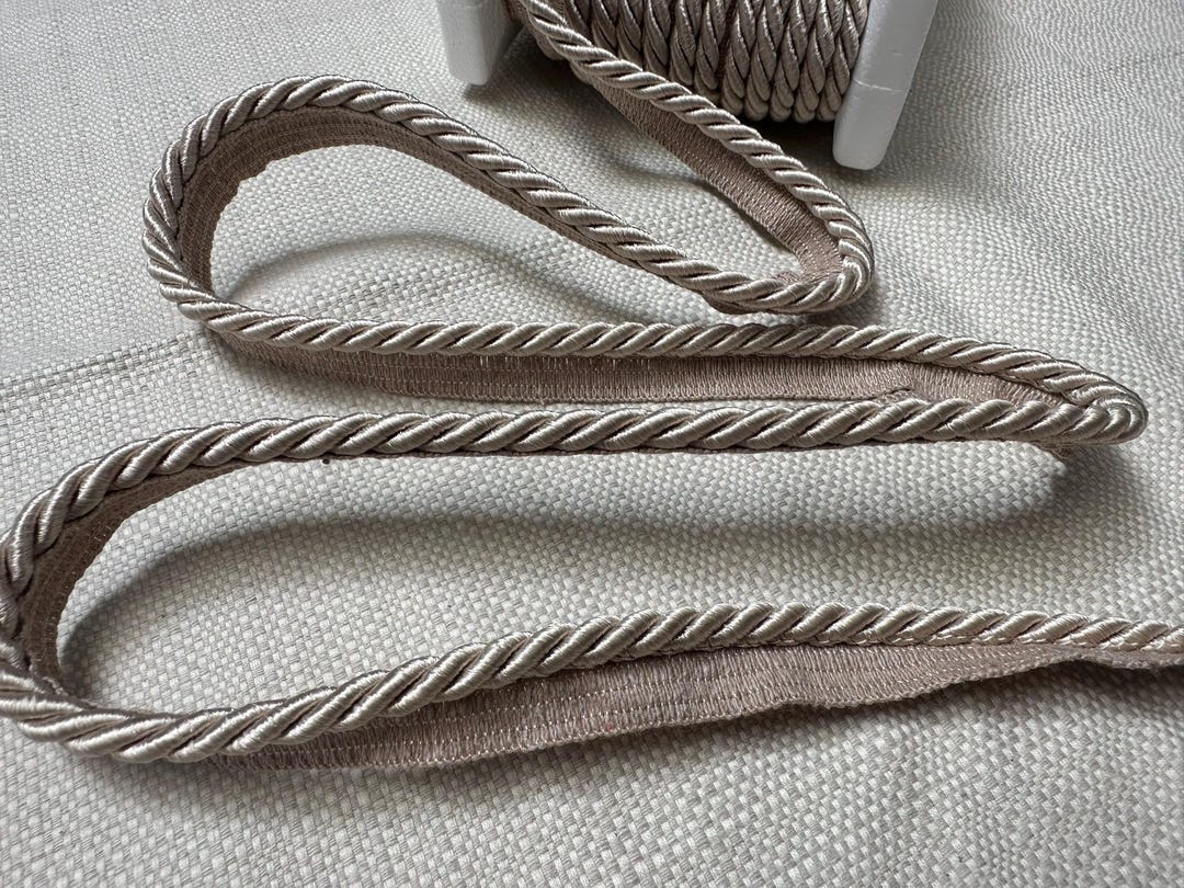 Flanged Piping Cord Twisted Rope Trim Home Decor - Pillow Cushion ...