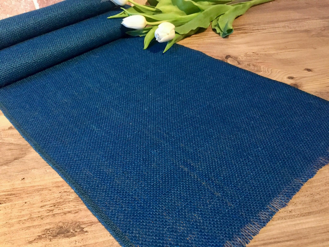 INDIGO BLUE Rustic Burlap Jute Runners for Events, Weddings, Home ...