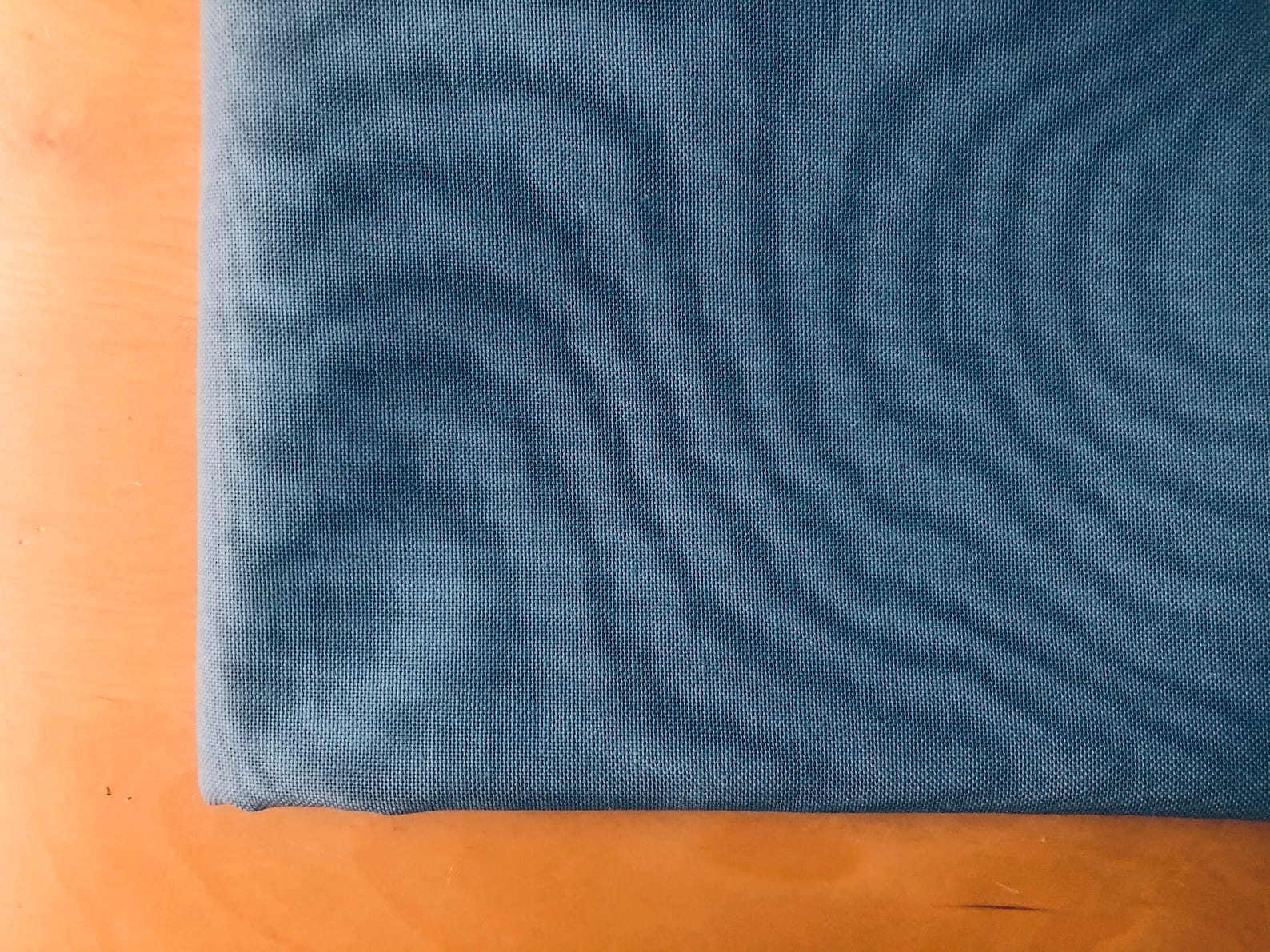 BLUE Plain Medium Weight Cotton Fabric for Dressmaking | Etsy UK