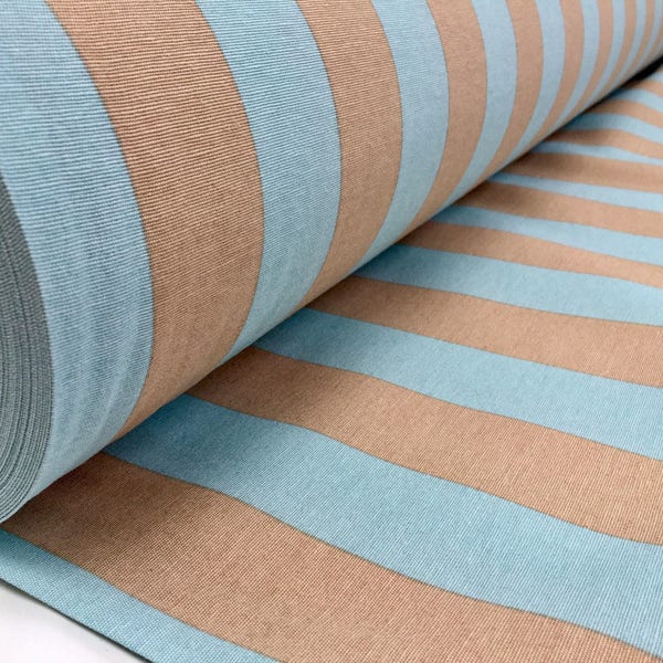 Aqua Striped Fabric - Etsy