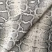 GREY Digital Snake Skin Print Fabric Animal Python Cotton Home Decor ...