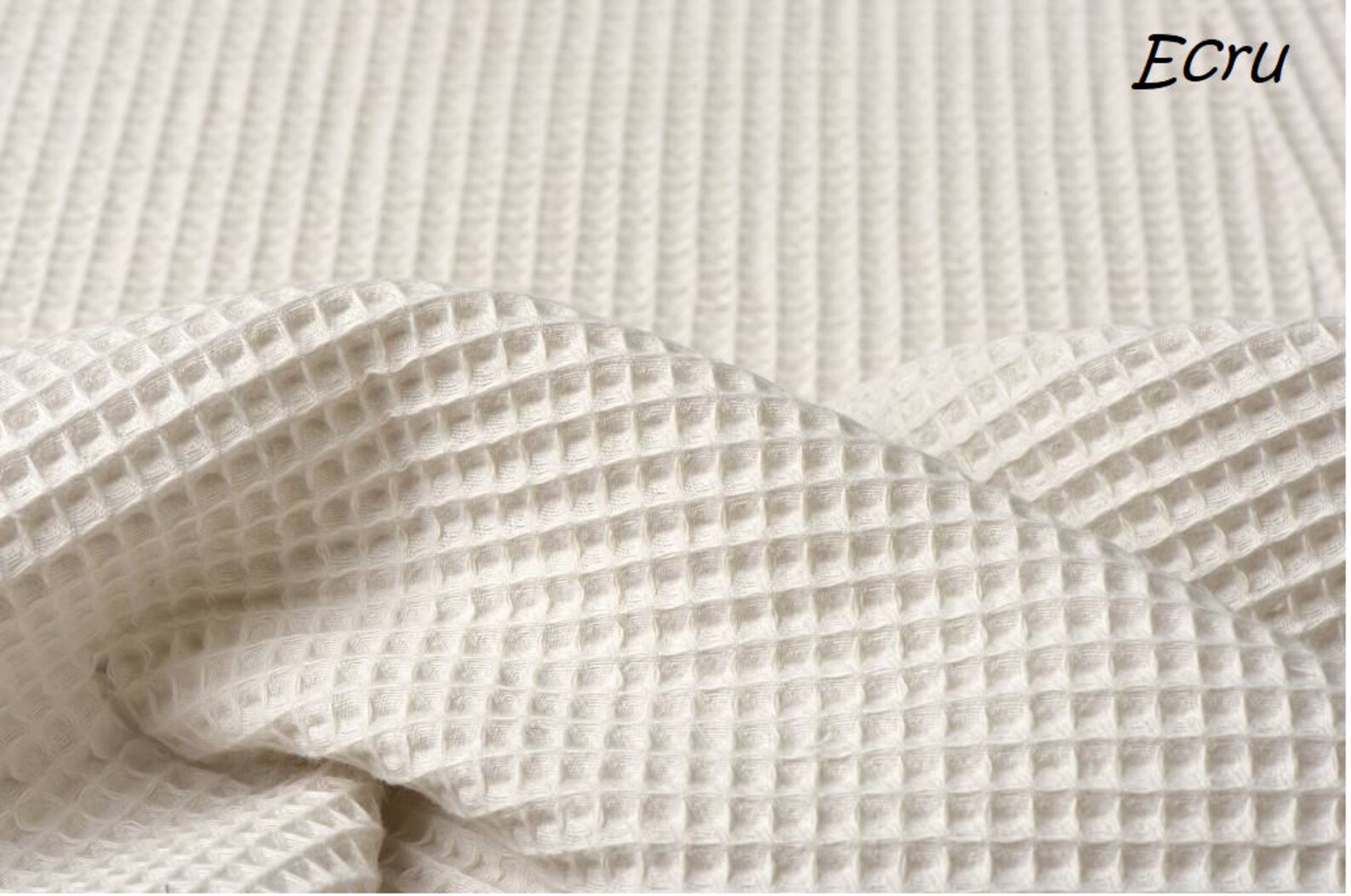 Cotton WAFFLE Pique Honeycombe Fabric Material 150cm Wide - Etsy