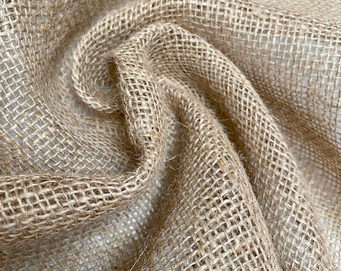 New Hessian SCRIM Netting Jute Fabric Sacking Material Fine Natural ...