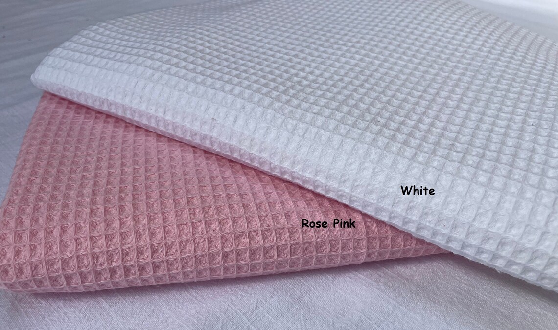Cotton WAFFLE Pique Honeycombe Fabric Material 150cm Wide - Etsy