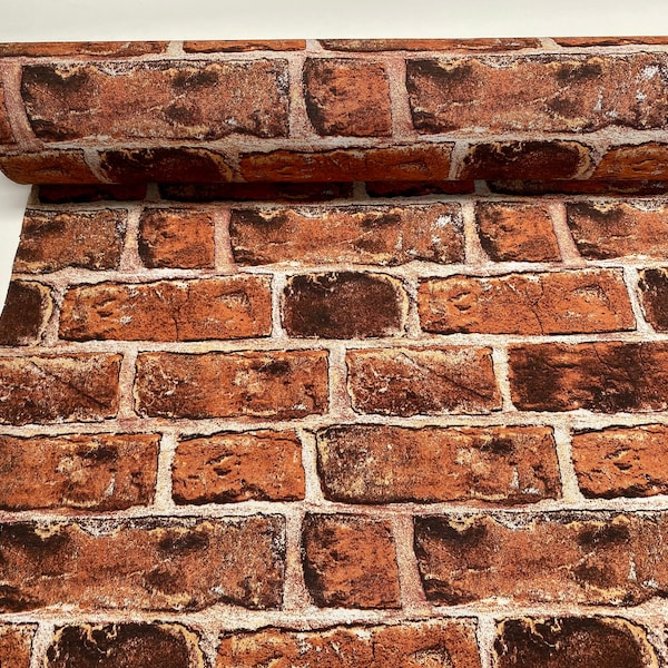 Brick Fabric - Etsy