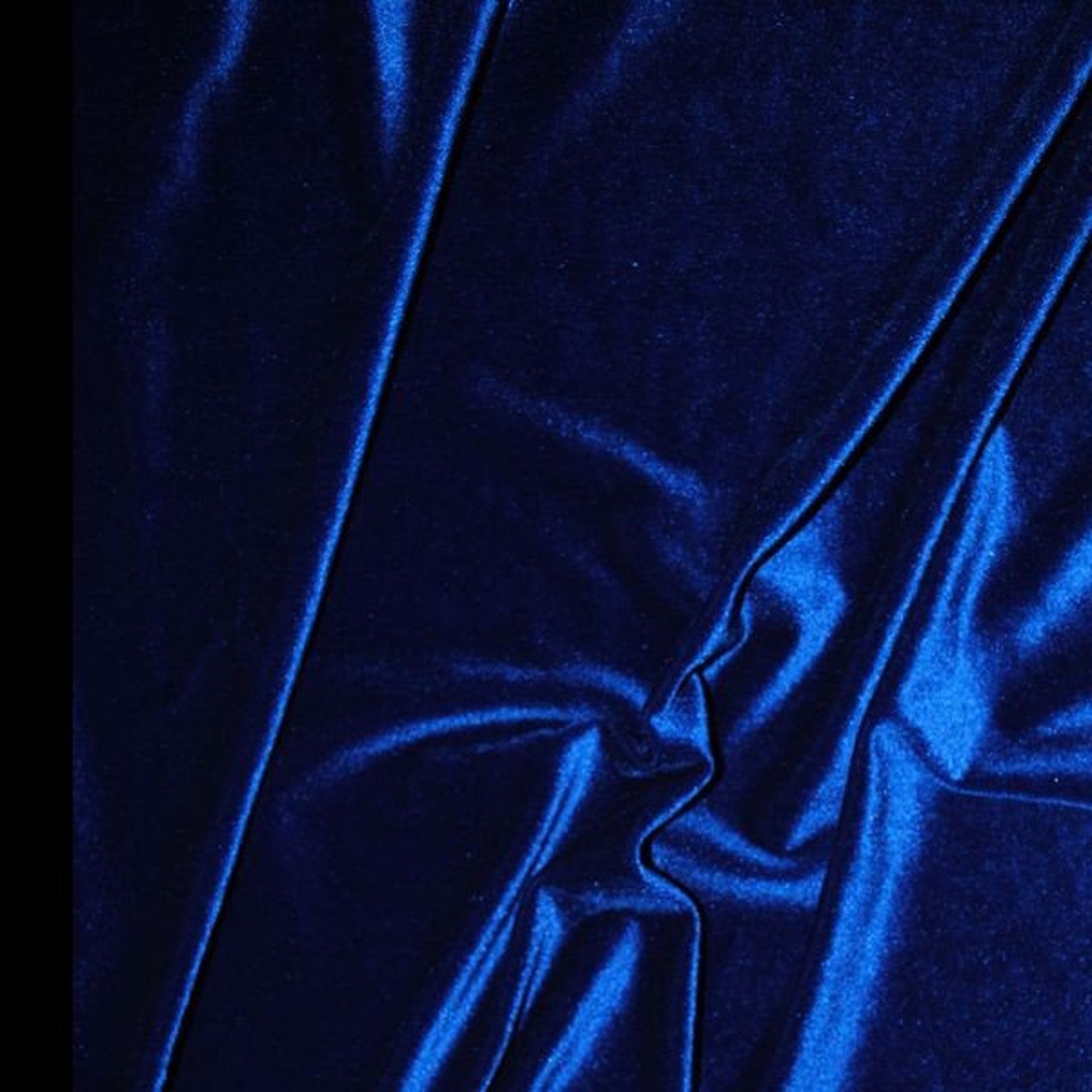 Royal Blue Decor Velvet Fabric Soft Strong Velour Material | Etsy UK