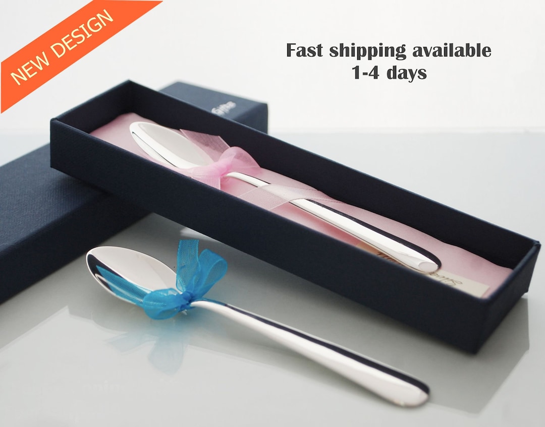 Sterling Silver Baby Spoon NEW Solid Sterling Silver Spoon 925 ...