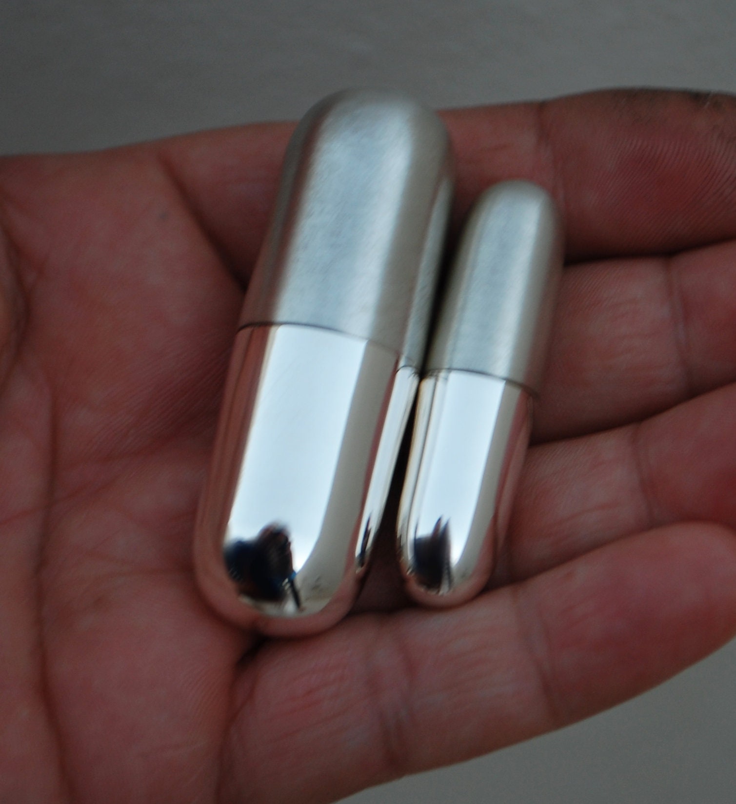 Sterling Silver Pill Box NEW Sterling Silver Handmade - Etsy