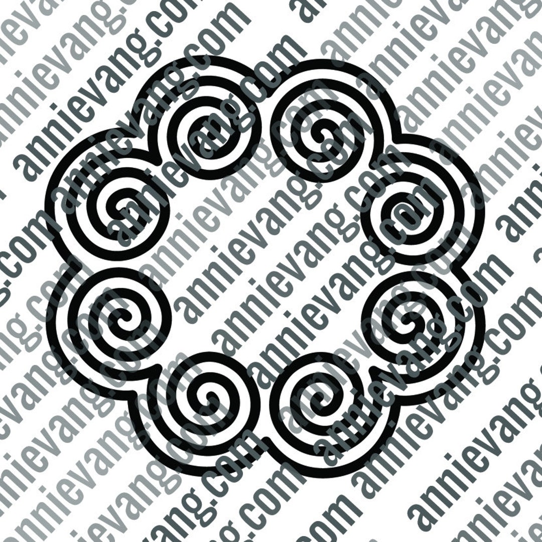 Digital Download - Hmong Swirl Double PNG - Etsy