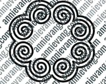 Digital Download - Hmong Swirl Snail PNG - Etsy