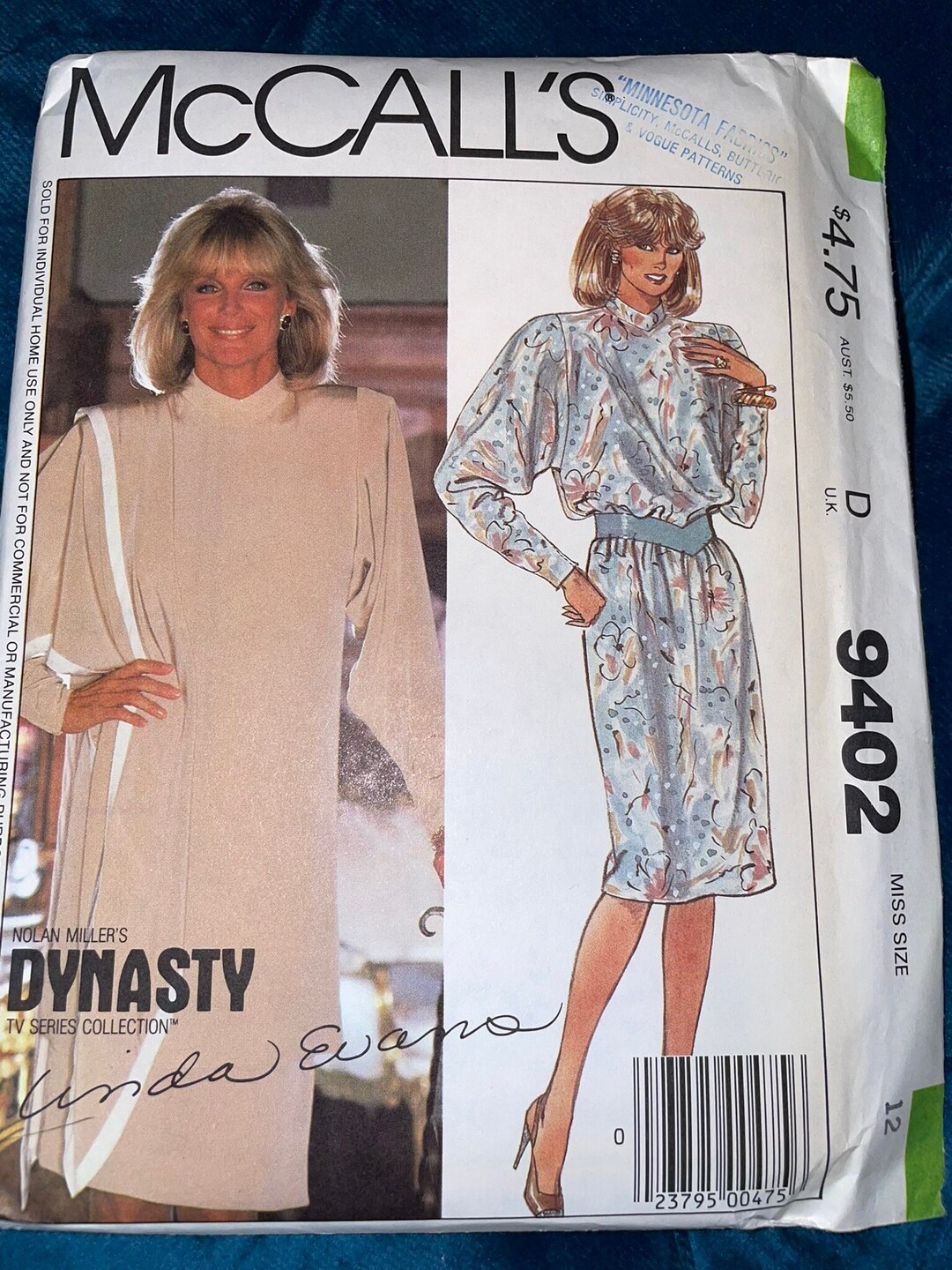 Vintage 80's nolan Miller's Dynasty TV Series Collection Suits and ...