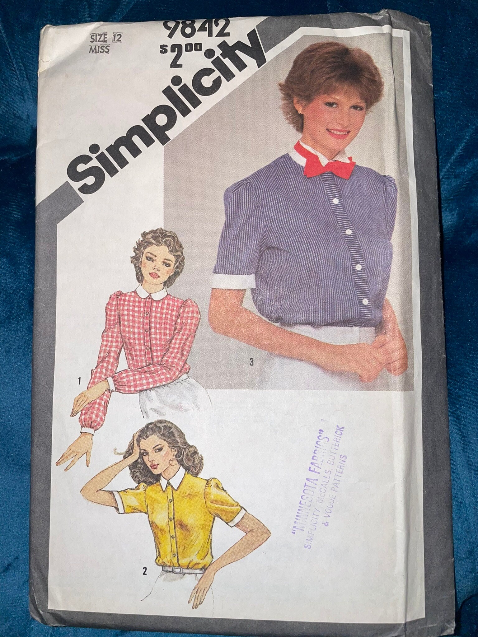 Vintage 1980s Mccall's "show-me!" 6697, Mccall's 7430 and Simplicity ...