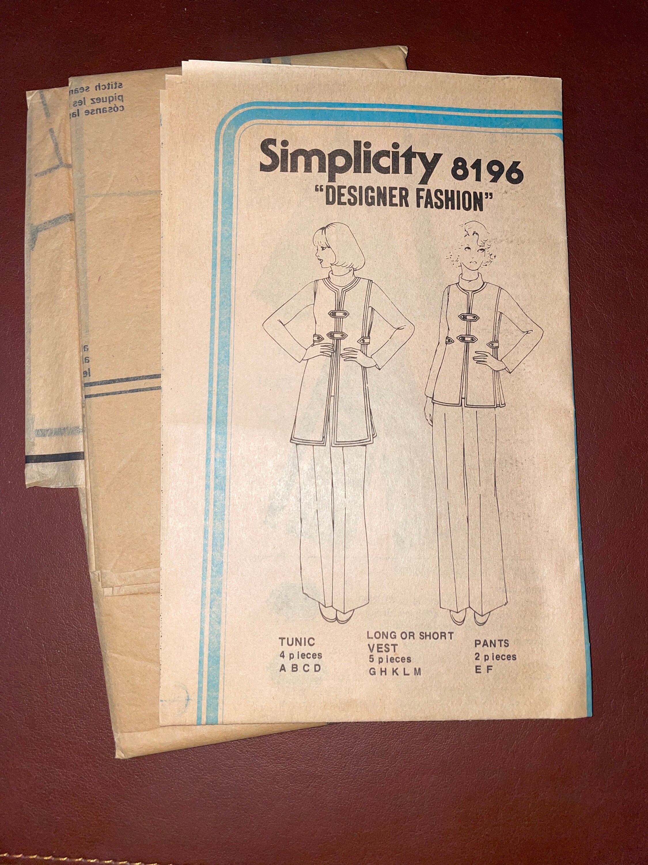 Vintage 1970s Uncut Sewing Patterns Including Mccall's 3741, Simplicity ...