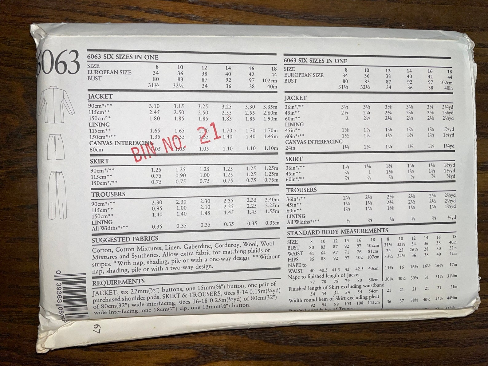 Vintage 80s Butterick Sewing Patterns 4609 and 5778; New Look Sewing ...