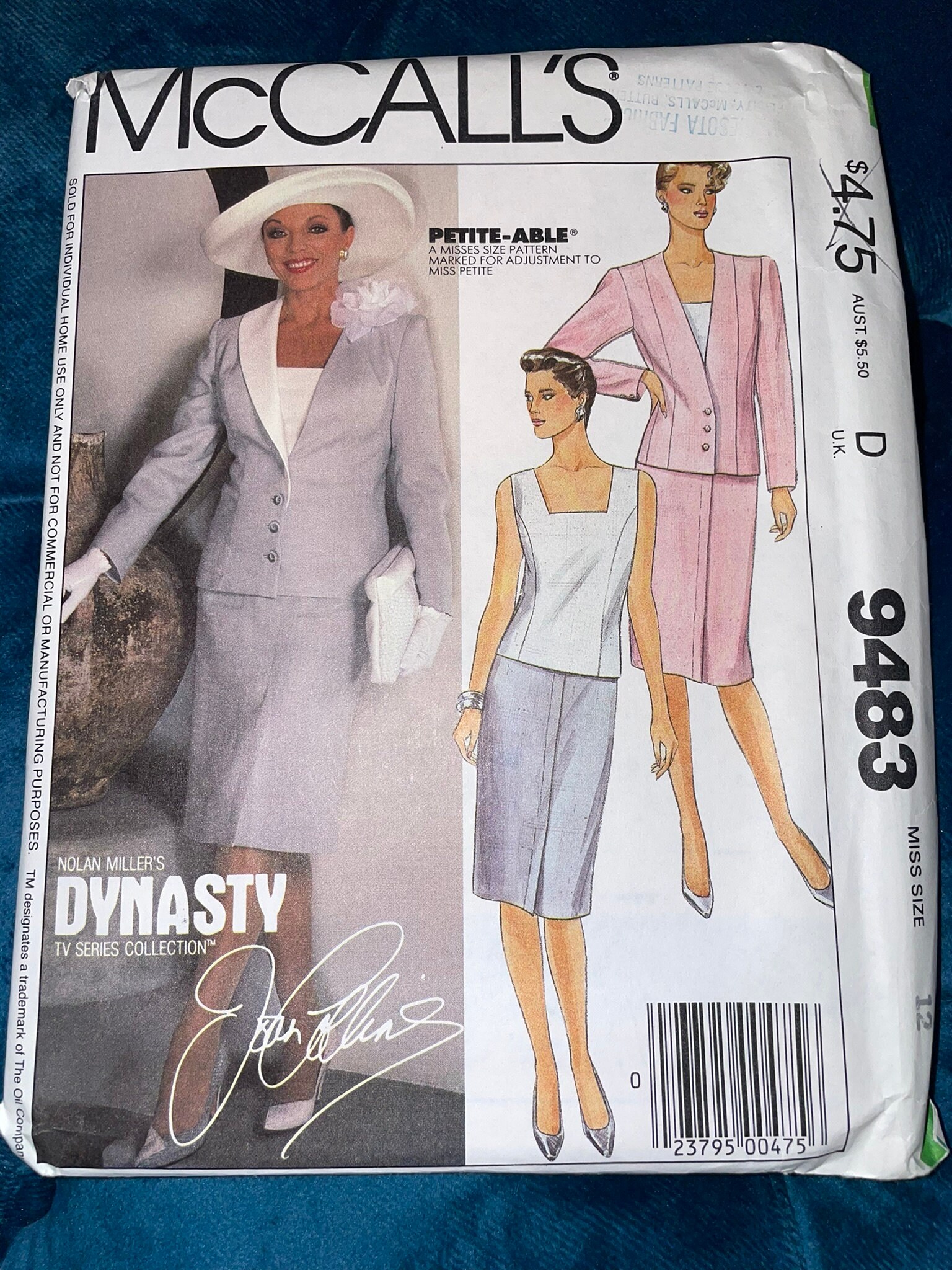 Vintage 80's "nolan Miller's Dynasty TV Series Collection" Suits ...